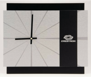 Crestron Logo Clock | Bruce Fox | Custom Clocks | Custom Logo Clocks