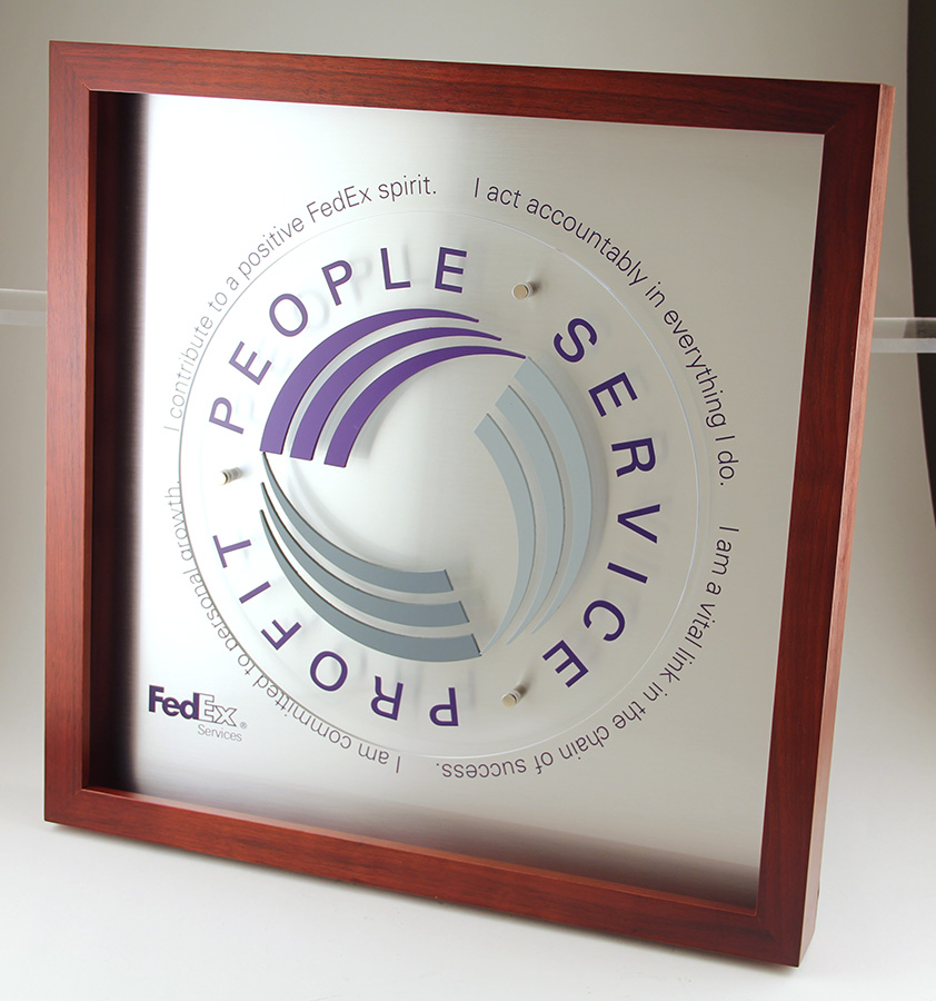 FedEx People Service Profit Display | Bruce Fox | Mission Statement Piece